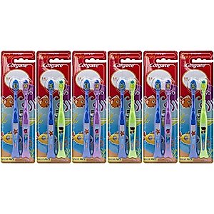 Colgate Ocean Explorer Extra Soft Kids Toothbrush, 2 Count (Pack of 6) Total 12 Toothbrushes