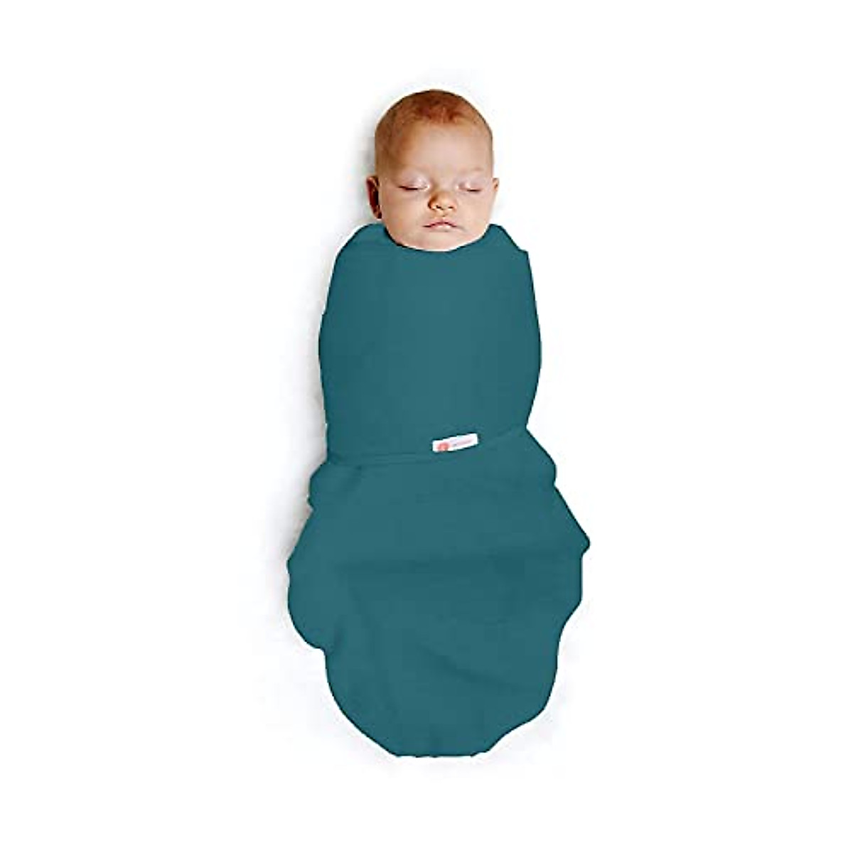 embé 2-Way Starter Baby Swaddle, 6-14 lbs, Newborn Swaddle Sack 0-3 Months, Zip & Velcro Swaddle 0-3 Months Baby Swaddles Wrap, Hip Healthy, Infant Swaddle, Easy Diaper Access - Spruce