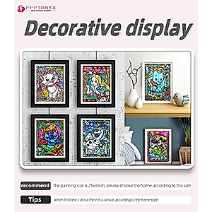 FFPTBNYX 6 Pack Full Drill Diamond Painting Kits for Adults&Beginners 5D DIY 6PCS Diamond Art Kits Paint with Round Diamonds and Gems for Home Wall Decor Gifts(11.8''x15.7'')