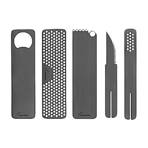 Rabbit Compact (6-Piece) Bar Tool, Black/Silver