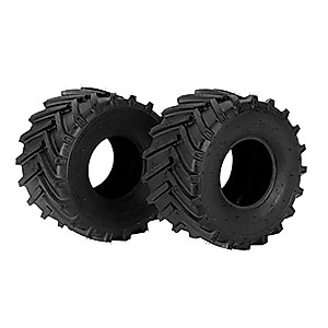 AutoForever 2 Pcs 20x10.00-8 4PR Tubeless Turf Tires Garden Lawn Mower 20-10-8 Tractor Golf Cart Tires