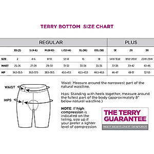 Terry Touring Bike Short Regular 8" Long Womens Padded Cycling Shorts for Women Compression Pockets Leg Grippers - Black, Medium