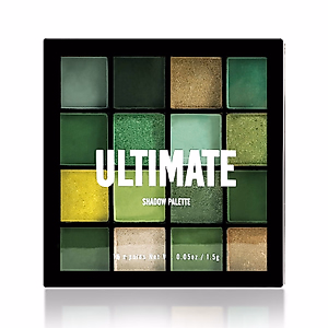 Boobeen Colorful Eyeshadow Palette Makeup-16 Colors, Matte and Glitter Eyeshadow, Bright Eyeshadow palettes, Blendable, Easy to Build Dramatic Glamour Looks (Green)