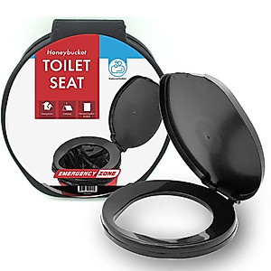 Emergency Zone Honey Bucket Style Toilet Seat for 5 gallon buckets - individual toilet seat