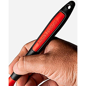 Adam's Lug Nut Brush - Car Detailing Brush for Wheel Cleaning | Chemical Resistant Bristles Against Tough Acid Wheel Cleaner or Rim Cleaner | Rubberized Wheel Brush for Safe Car Cleaning