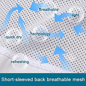 HMLOPX Chef Jacket Short Sleeve Breathable Unisex for Food Service, Caterers, Bakers and Culinary (Color : GREY, Size : XL-XLarge)