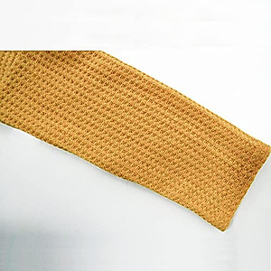 ASHER FASHION Women's Cowl Neck Long Sleeve Waffle Knit Top Pullover Sweater Navy Blue M