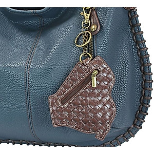 Chala Purse Handbag Hobo Cross Body Convertible Blue Piano Bag