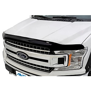 Auto Ventshade AVS 45057 Bugflector Deluxe 3-Piece Dark Smoke Hood Shied for 2008-2011 Dodge Dakota
