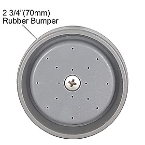 JZBRAIN Pre Rinse Spray Valve Commercial Faucet Sprayer Head 1.42 GPM High Pressure Dish Sprayer Nozzle Replacement Kit for Pre Rinse Faucet Chrome Polished (Grey)