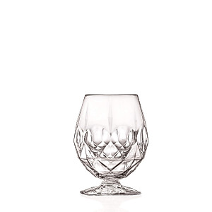 Barski Brandy Glass - Sherry - Cognac - Snifter - Stemless Goblet - Set of 6 Glasses - Non Leaded Crystal Glass - Great for Spirits - Whiskey - Bourbon - Liquor - Wine - 18 oz - Made in Europe