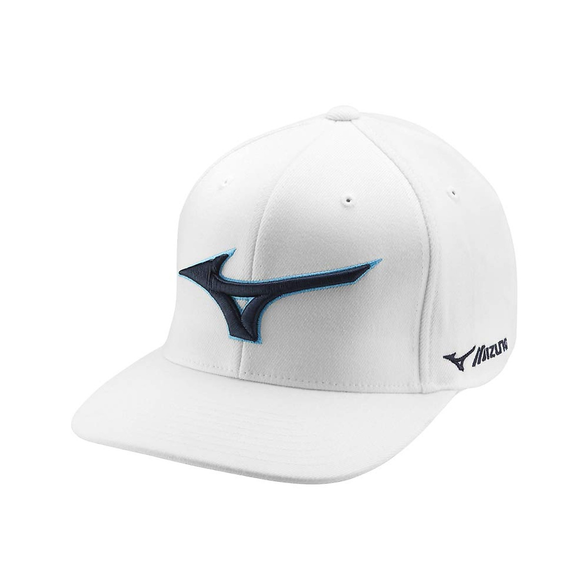 Mizuno Diamond Snapback Hat, White, OSFM