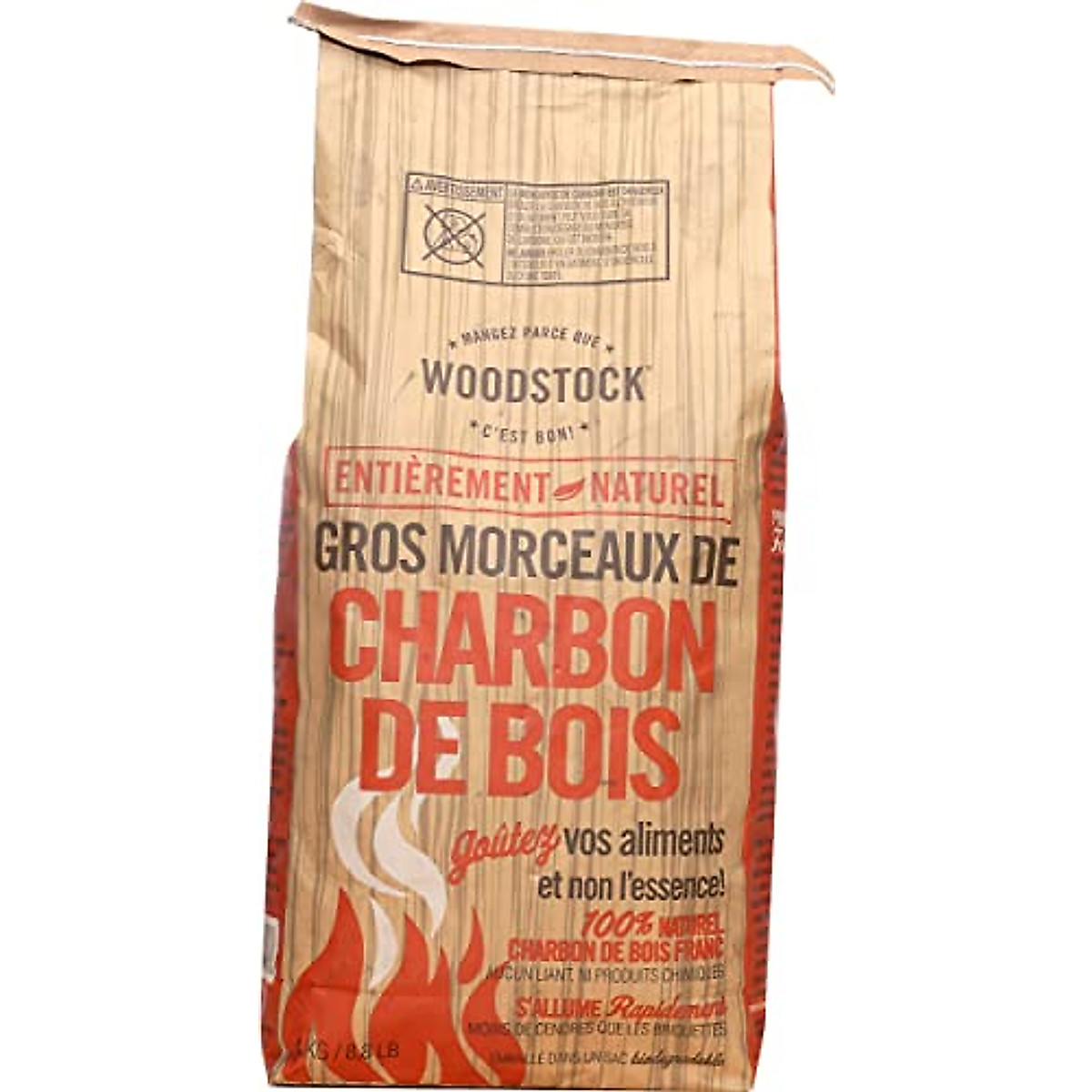 Woodstock Charcoal, All Natural, Lump Hardwood, 8.8 Pound