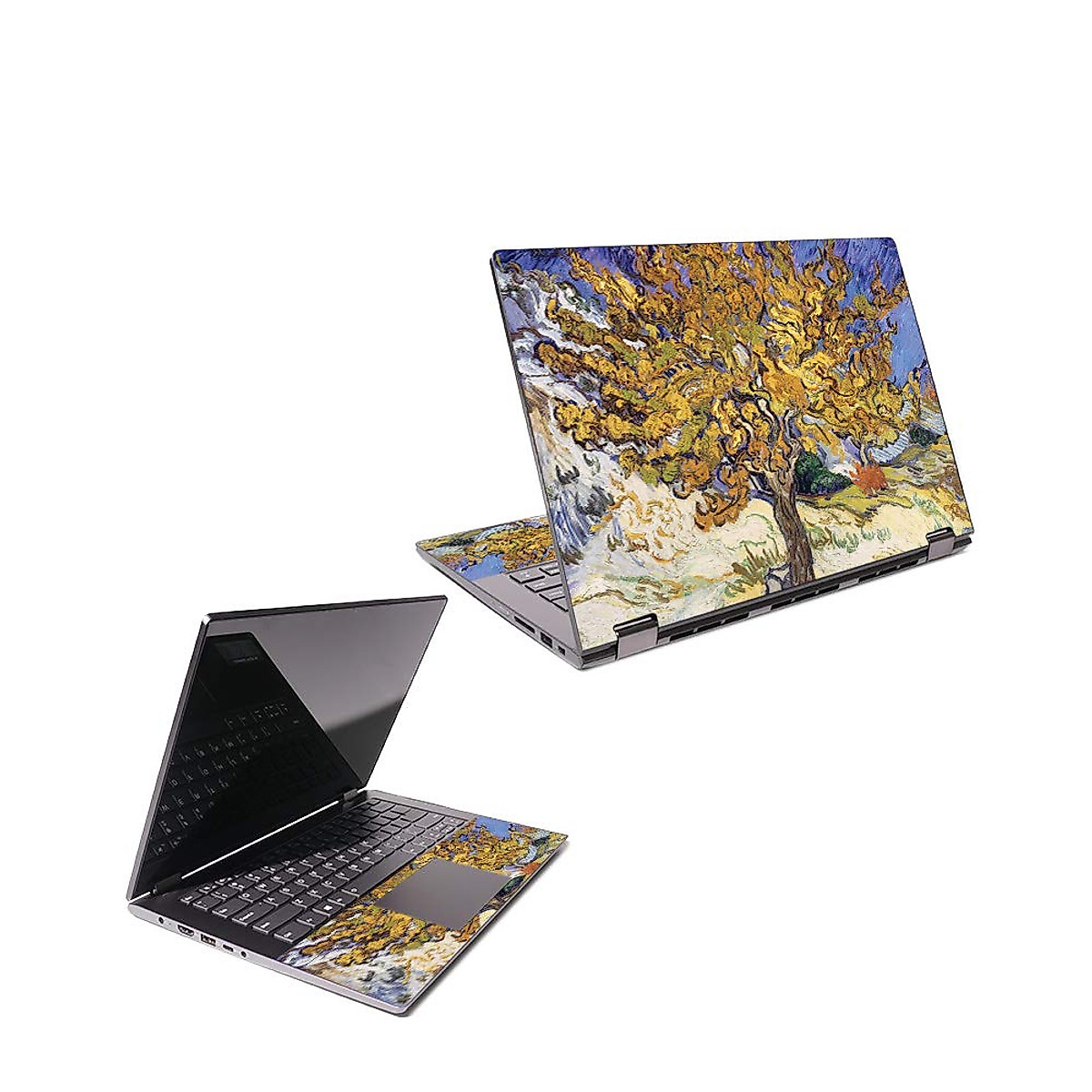 MightySkins Skin Compatible with Lenovo Flex 6 14" (2018) - Mulberry Tree | Protective, Durable, and Unique Vinyl Decal wrap Cover | Easy to Apply, Remove, and Change Styles | Made in The USA