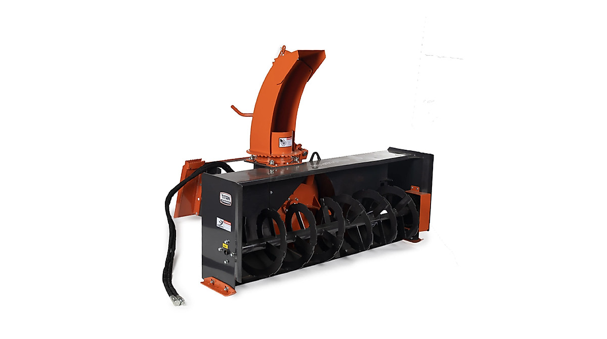 Titan Attachments 6 FT Skid Steer Snow Blower Review