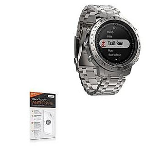 BoxWave Screen Protector Compatible With Garmin Fenix Chronos - ClearTouch Anti-Glare (2-Pack), Anti-Fingerprint Matte Film Skin for Garmin Fenix Chronos
