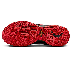 Nike Lebron XX (Big Kid) Black/Black/University Red 5 Big Kid M