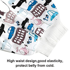 2 Packs Waterproof Diaper Pants Potty Training Pants for Baby Boy and Girl Night Time 4-8T