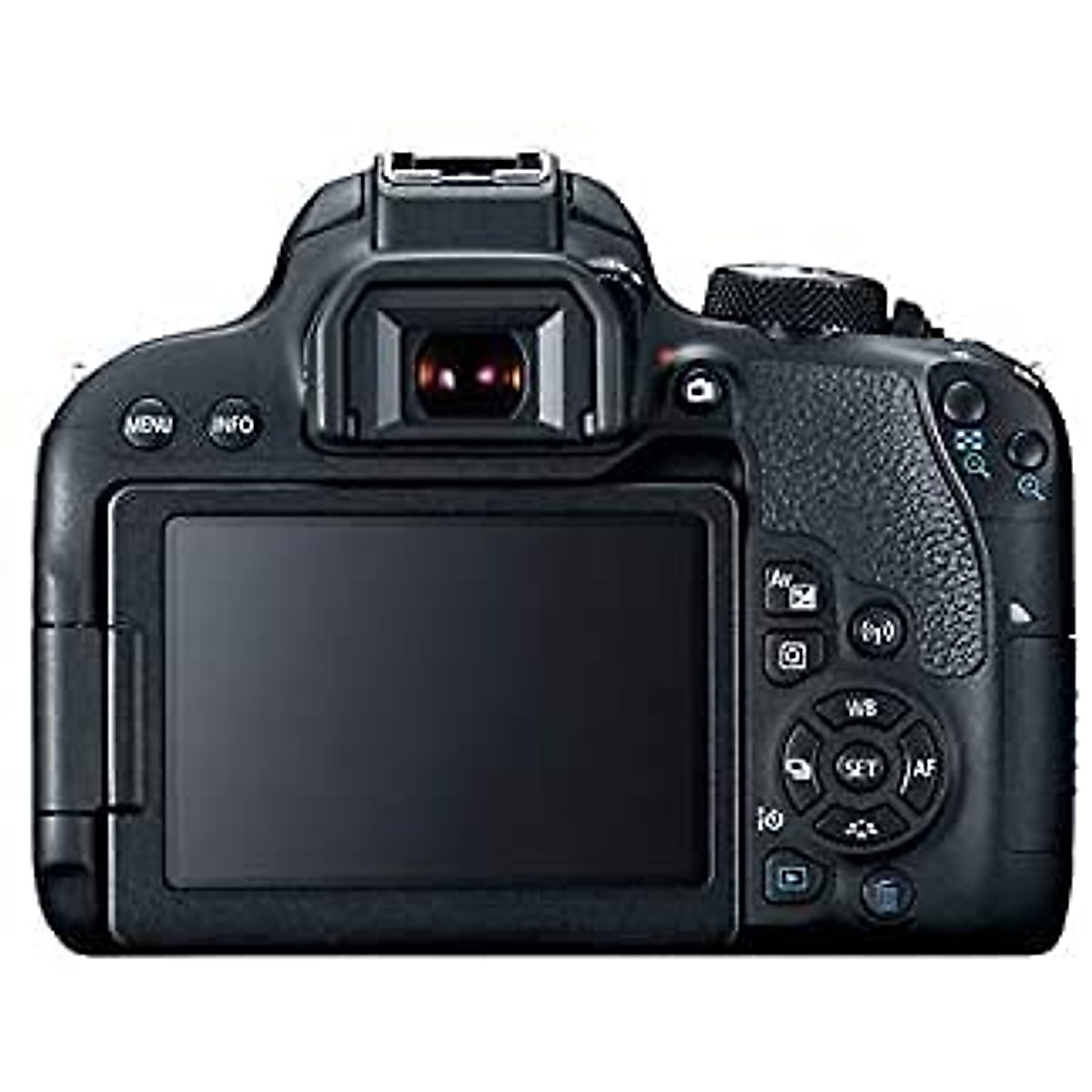 Canon EOS Rebel 800D / T7i DSLR Camera with 18-55 4-5.6 is STM Lens 1895C002 + 64GB Memory Card + Case + Card Reader + Flex Tripod + Hand Strap + Cap Keeper + Memory Wallet (Renewed)