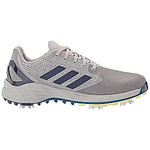 adidas Men's ZG21 Motion Golf Shoes, Grey Two/Victory Blue/Pulse Yellow, 11.5