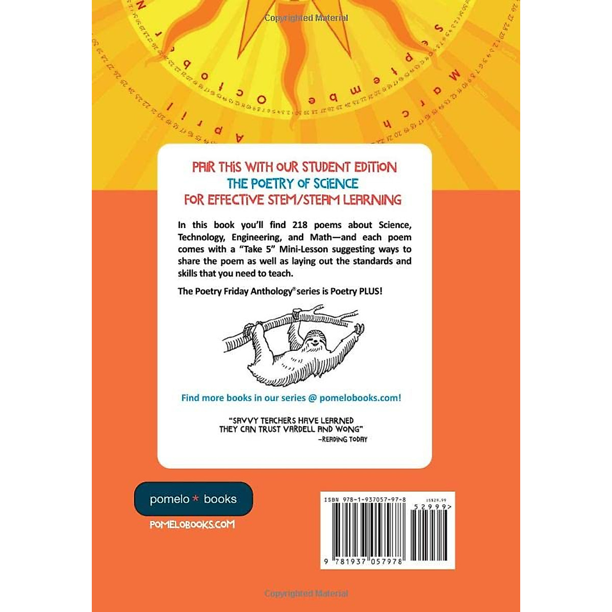 The Poetry Friday Anthology for Science (Teacher's Edition): Poems for the School Year Integrating Science, Reading, and Language Arts