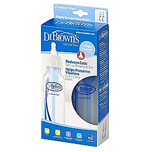 Dr. Brown's Original Baby Bottles, 8 Ounce, 2 Count