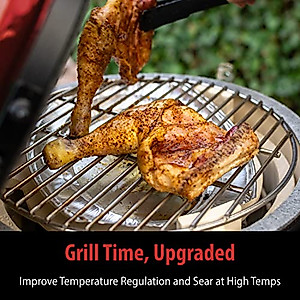 High-Que Gold Standard Nomex and Kevlar Gasket, Replacement for Kamado Joe Classic Grill High-Heat 12' Gasket Seal, 2-Year Warranty, Made in USA