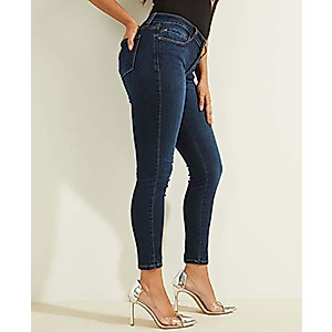 GUESS Women's Sexy Curve Mid-Rise Stretch Skinny Fit Jean, Cumberland, 28