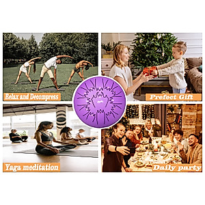 Nanrika Steel Tongue Drum, 12 Inch 13 Note,Percussion Instrument, Hand Pan Drum, With Bag, Music Book, Drumstick and Finger Cover (Lavender)