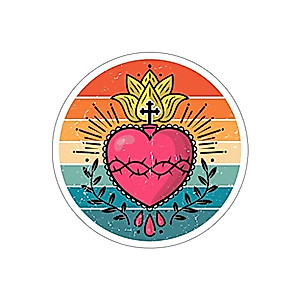 Teegarb Letter Blanket Sticker Decal Humorous Catholic Church Pastor Enthrone Priesthood Pun Hilarious Ministers Stickers for Laptop Car 6" × 6" / Transparent