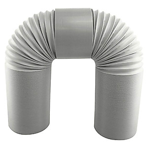 Portable AC Coupler Thread AC 5 inch Air Conditioner Exhaust Hose Coupler/Coupling/Connector, Support Clockwise/Counter-Clockwise Thread, AC Hose Coupler Coupling Extension