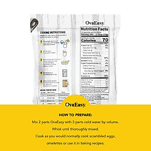 Ova Easy Dehydrated Egg Crystals, 5.1oz Bag, 12 packs