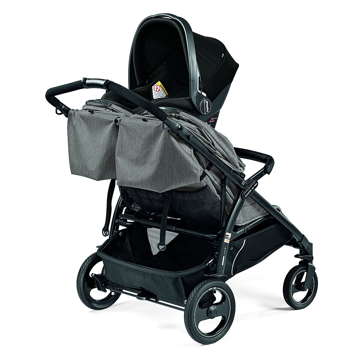 Peg Perego Single Adapter Connector - Book for Two - Accessory - Designed to Work with 1 Primo Viaggio 4-35 Car Seat