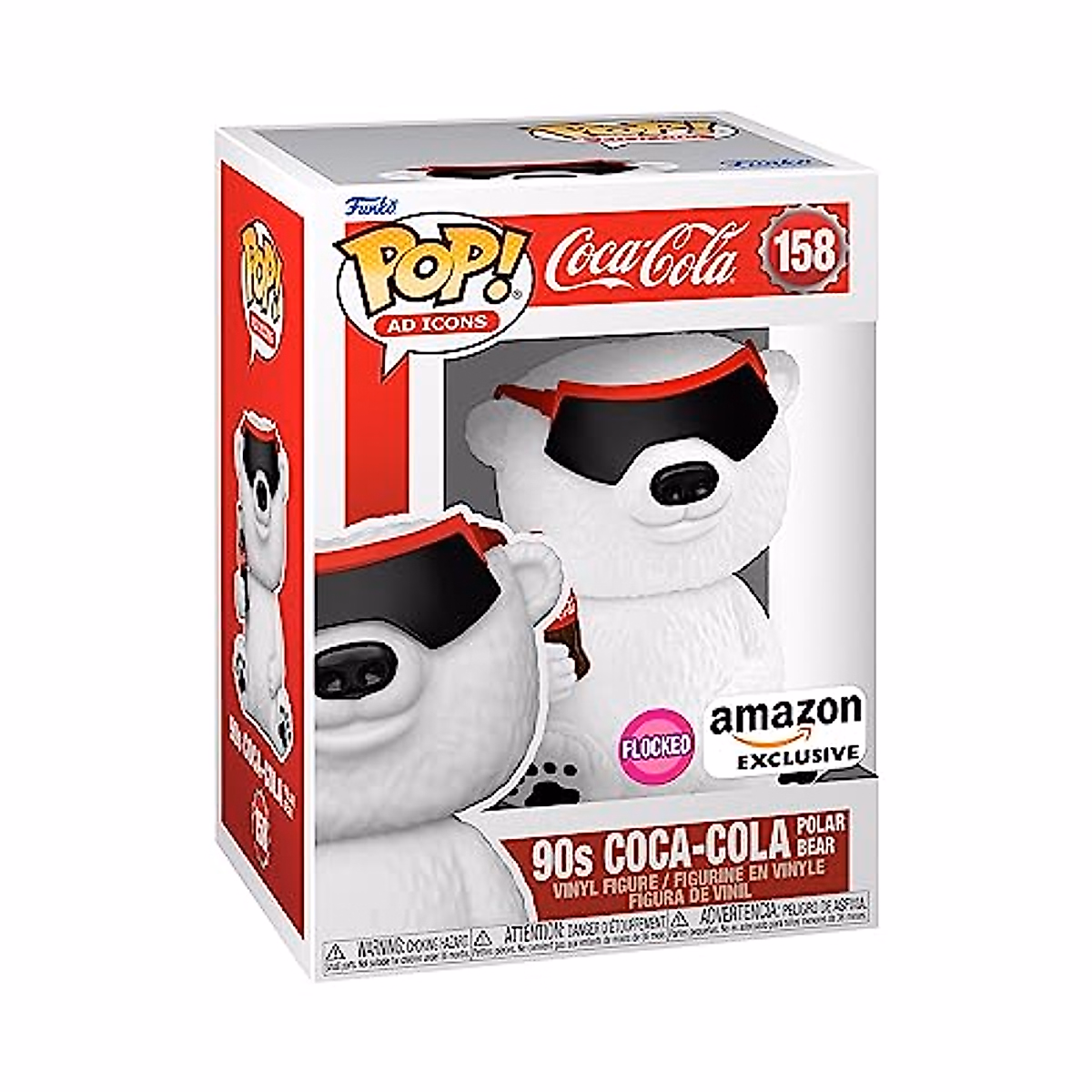 Funko Pop! Ad Icons: 90's Coca-Cola Polar Bear Flocked