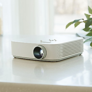 LG PF50KA 100” Portable Full HD (1920 x 1080) LED Smart TV Home Theater CineBeam Projector with Built-in Battery (2.5 Hours) - White