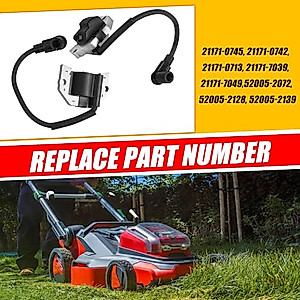 RANSOTO 21171-0745 Ignition Coil Compatible With Kawasaki FH601V FH641V FH661V FH680V FH721V Replaces 21171-0742, 21171-0713, 21171-7039, 21171-7049 Coils