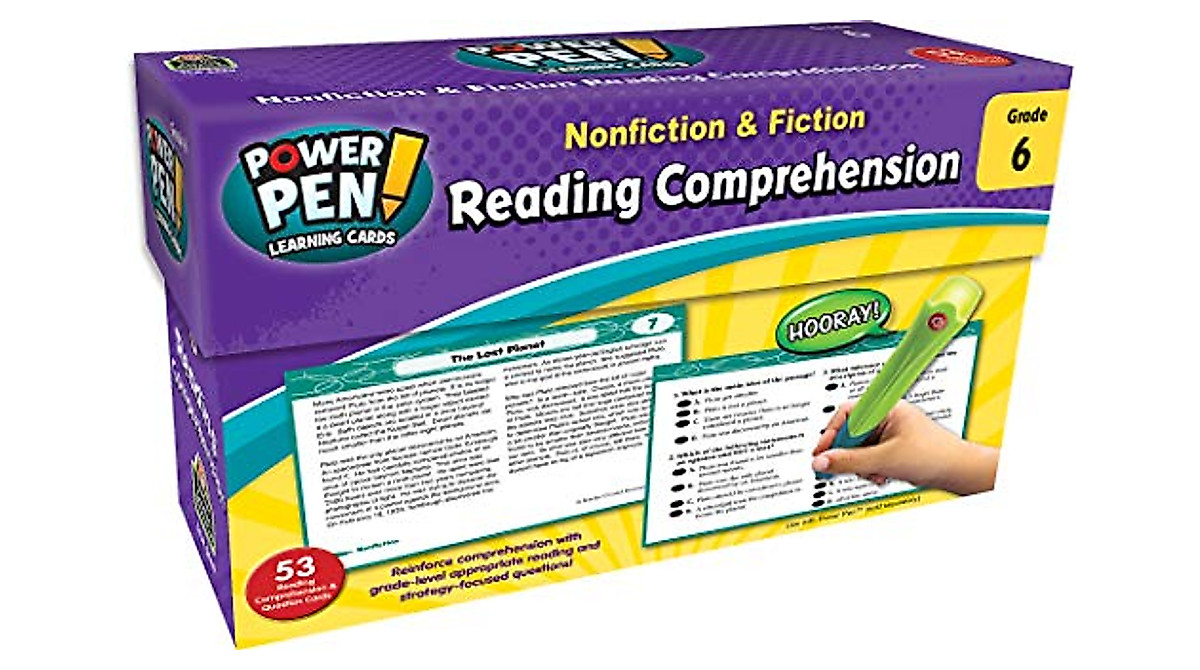 Enhance Reading Comprehension with Power Pen Cards 6th Grade