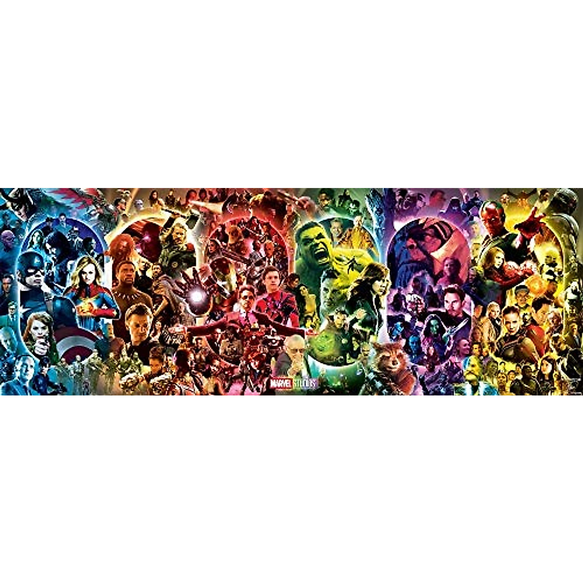 HNTHBZ Fashion Canvas Poster The Infinity Saga - Marvel Cinematic Universe Wall Art Avengers Endgame Silk Printed for Room Decor Painting (Size (Inch) : 16X45 inch No Framed)