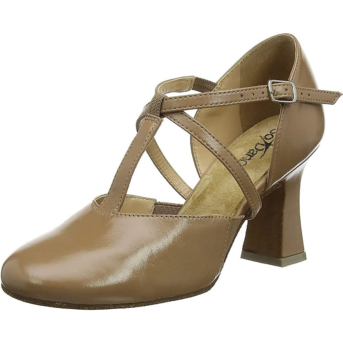 So Danca Broadway Cabaret T-Strap with 2.5" Heel Black