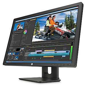HP Z24i 24 Inch WideScreen 1920x1200 IPS LED-backlit LCD Monitor (D7P53A4) with USB Hub Monitor Black