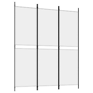 3-Panel Room Divider White 59.1"x70.9" Fabric,Folding Screens Room Dividers Privacy Screen Portable Suitable forHome Office Restaurant Bedroom