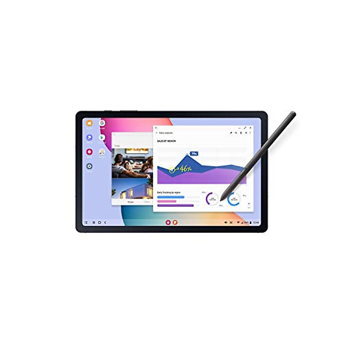 SAMSUNG Galaxy Tab S6 Lite 10.4" 64GB WiFi Android Tablet w/ S Pen Included, Slim Metal Design, Crystal Clear Display, Dual Speakers, Long Lasting Battery, SM-P610NZBAXAR, Angora Blue
