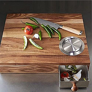 Stainless Steel Garbage Lid Round Recessed Counter Top Cover Trash Bin Built-in Balance Flap Cover Auto Flap Trash Grommet Flexible Swing Trash Can Lid Accessories for Home Kitchen Garbage Use (304material,20.5cm)