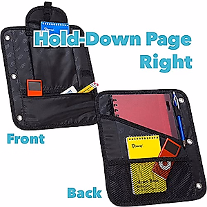 Case-it The Dual 2-in-1 Zipper Binder - Two 1.5 Inch D-Rings - Includes Pencil Pouch - Multiple Pockets - 600 Sheet Capacity - Comes with Shoulder Strap - Mint Blue Dual-101