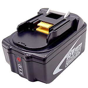 CNBY® 2X BL1850B 18V 5Ah + Charger DC18RC, Replace for Makita 18v Battery BL1850B BL1860B BL1830B, Kompatibel with Makita 18V