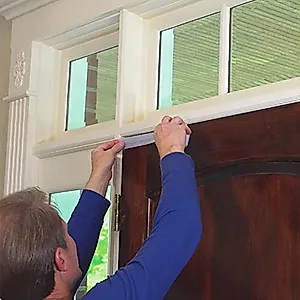 Alien Draft Seal Insulation Tape 49 Feet Transparent Silicone Weather Stripping Door Seal Strip and Under Door Draft Stopper for Window Seal and Door Bottom Seal As Seen On TV