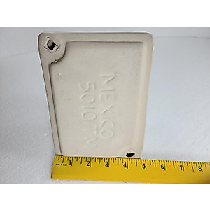 Beige Bone Almond Ceramic Soap Dish Shower Tray Tile in Installation Vintage Mid Century Modern Retro