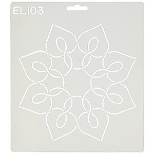 Quilt Stencil Battenberg Hearts