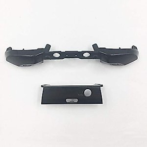 Replacement LB RB Bumpers Buttons Middle Piece Kit for Xbox One Slim S Controller(Black)