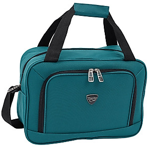 Travelers Club Chicago Hardside Expandable Spinner Luggage, Teal, 3 Piece Set